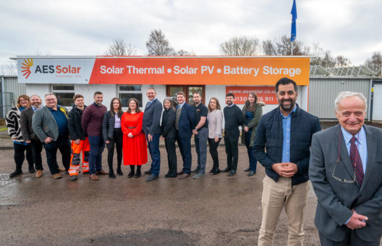First Minister Visits AES Solar in Forres | Latest News